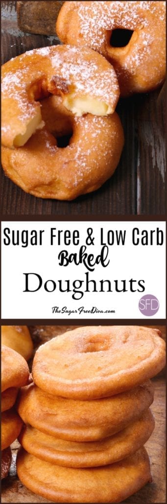 This is how to make Sugar Free and Low Carb Baked Doughnuts