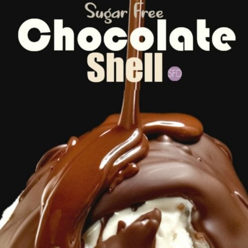 Sugar Free Chocolate Hard Shell Topping - THE SUGAR FREE DIVA