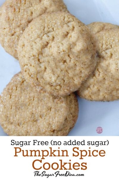 Sugar Free Pumpkin Spice Cookies - THE SUGAR FREE DIVA