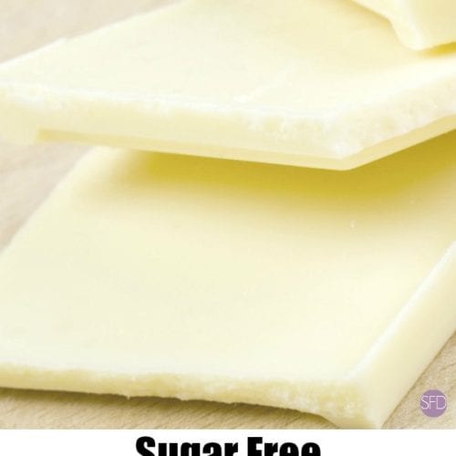 Sugar Free White Chocolate - THE SUGAR FREE DIVA