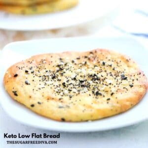 Keto Low Carb Flatbread - THE SUGAR FREE DIVA