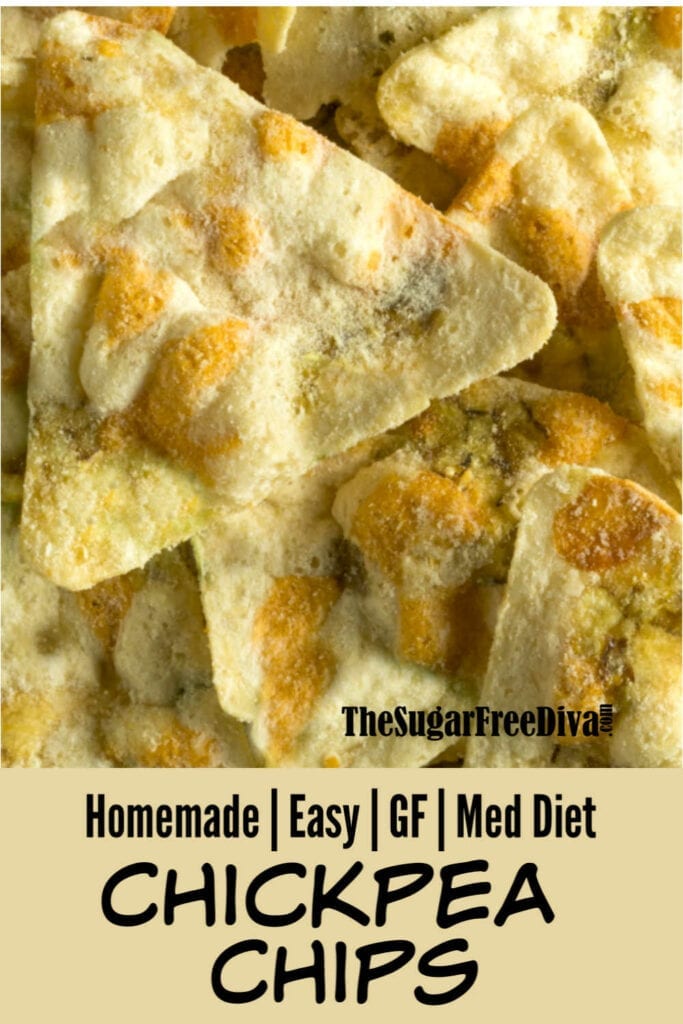 Gluten Free Chickpea Chips - THE SUGAR FREE DIVA