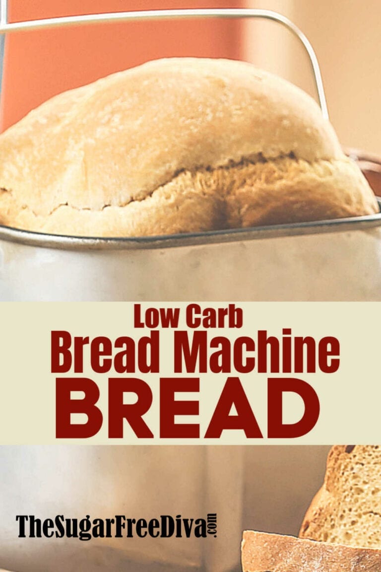 Low Carb Bread Machine Bread - THE SUGAR FREE DIVA