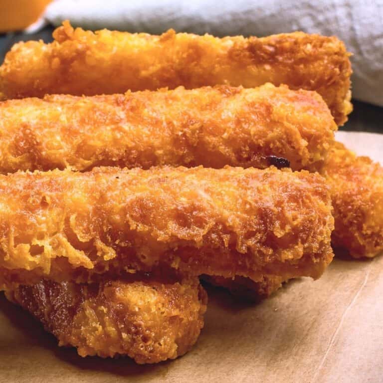 Low Carb Air Fried Cheese Sticks - THE SUGAR FREE DIVA