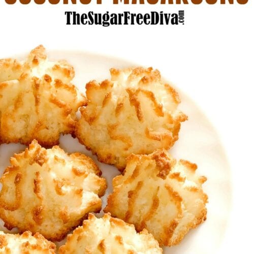Keto Low Carb Coconut Macaroons - THE SUGAR FREE DIVA