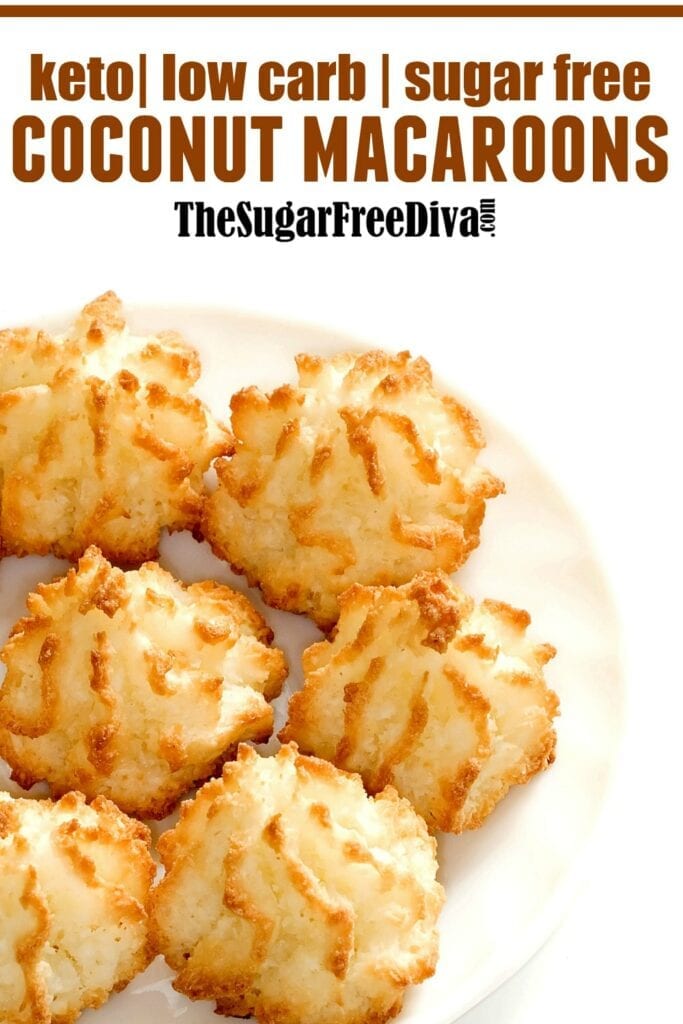 Keto Low Carb Coconut Macaroons - THE SUGAR FREE DIVA