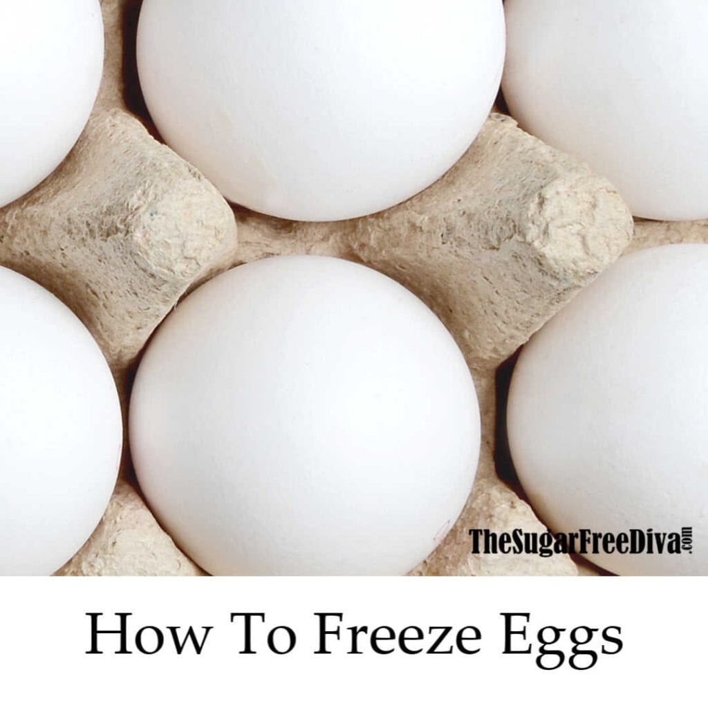 How To Freeze Eggs - THE SUGAR FREE DIVA