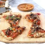 Vegan Low Carb Cauliflower Pizza - THE SUGAR FREE DIVA