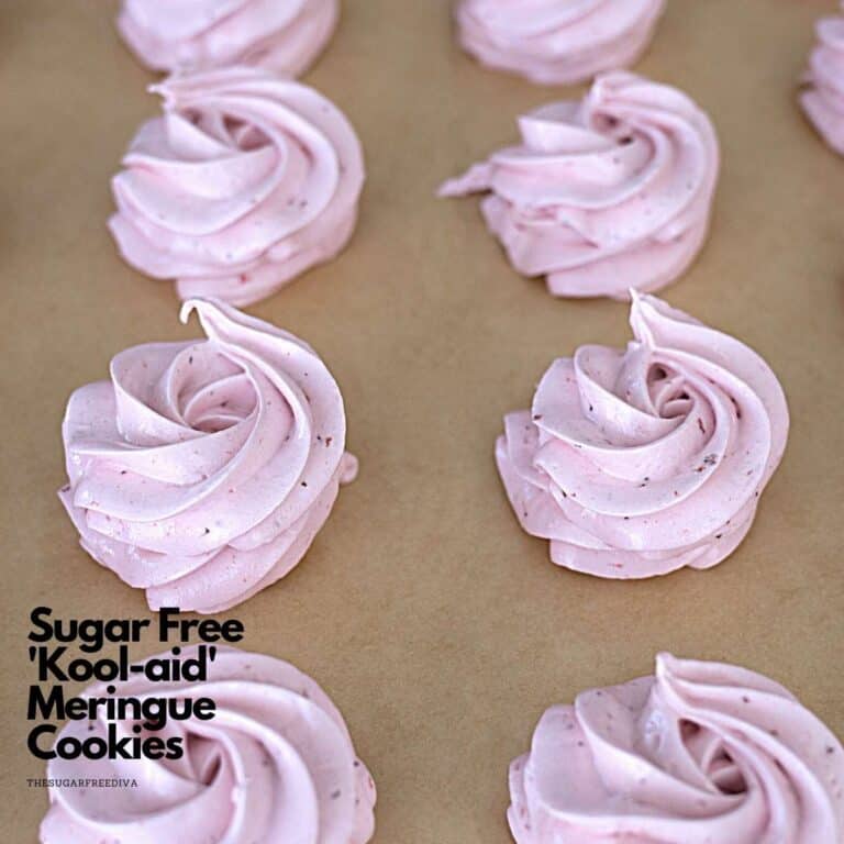 Sugar Free Kool Aid Meringue Cookies - THE SUGAR FREE DIVA