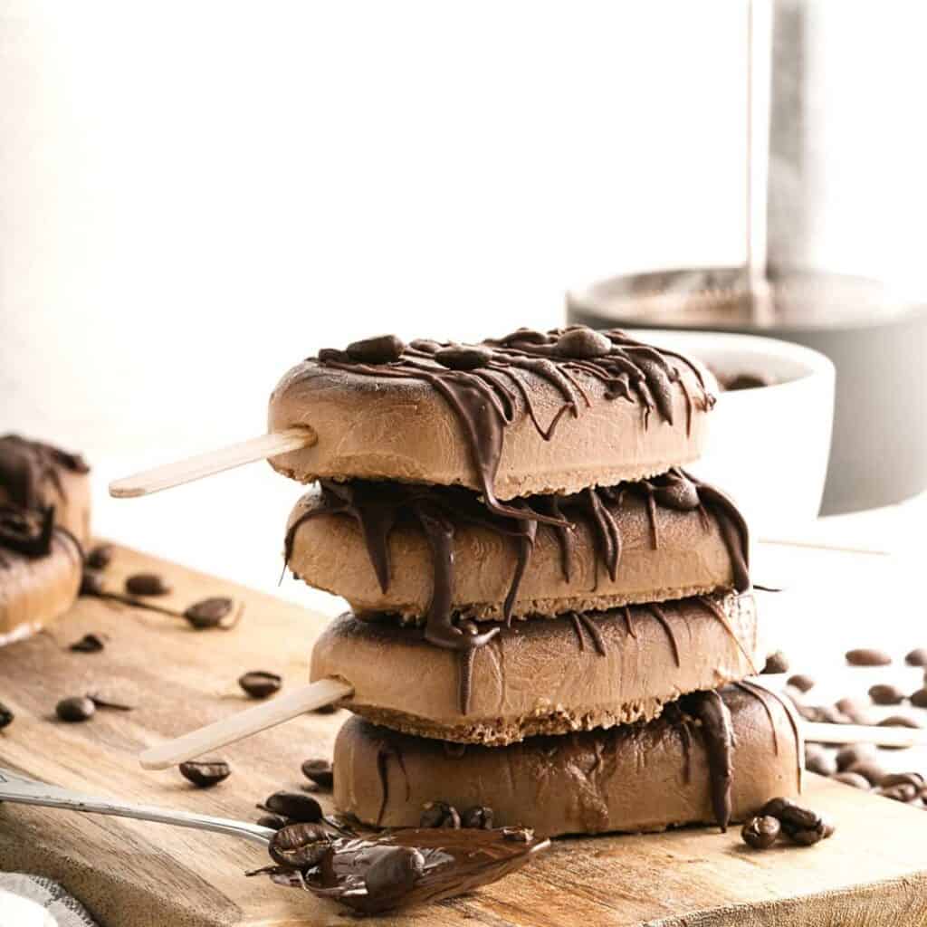 Sugar Free Chocolate Mocha Popsicles - THE SUGAR FREE DIVA