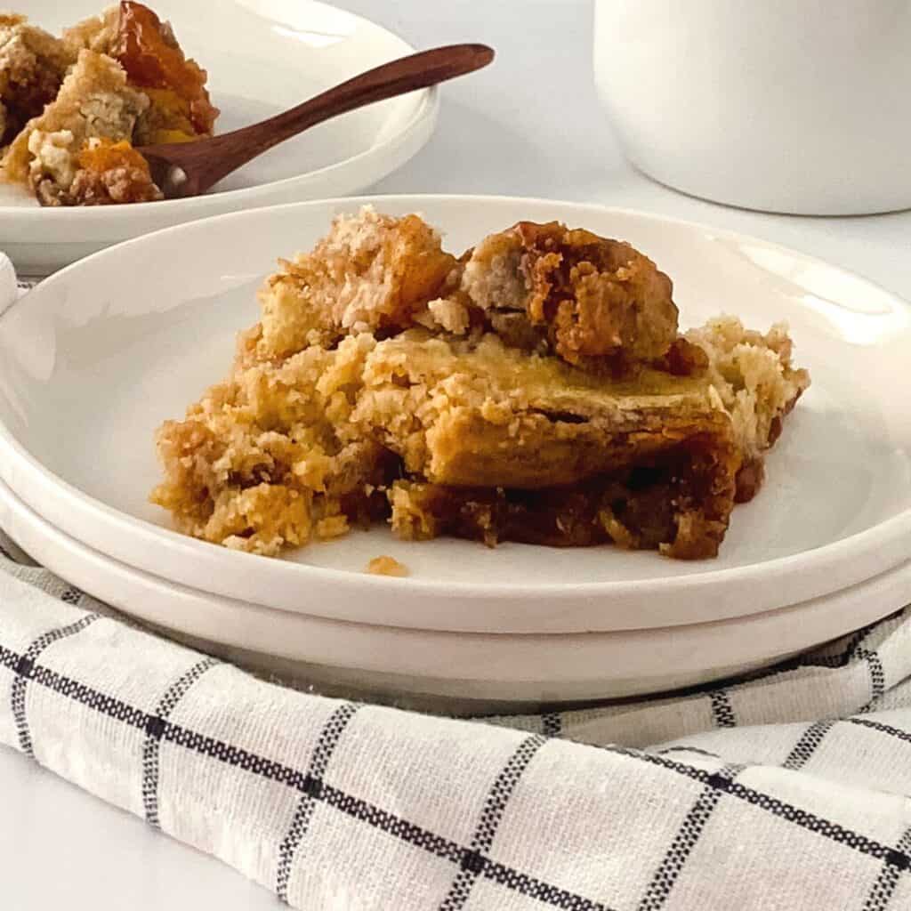 Sugar Free Cake Mix Peach Cobbler - THE SUGAR FREE DIVA