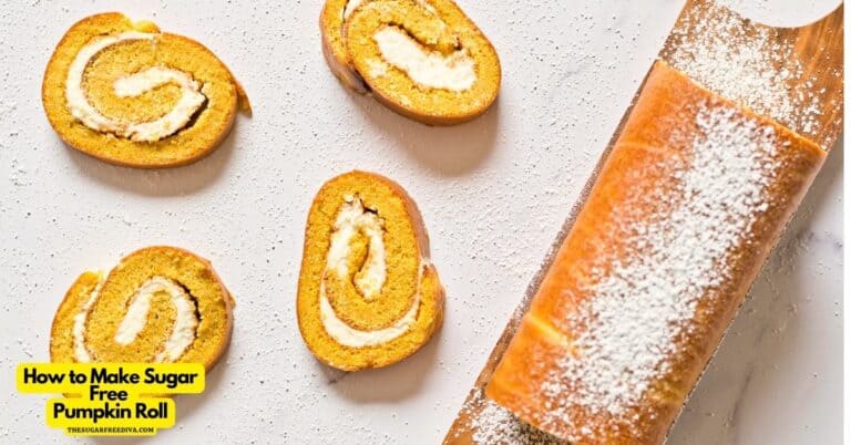 How to Make Sugar Free Pumpkin Roll - THE SUGAR FREE DIVA