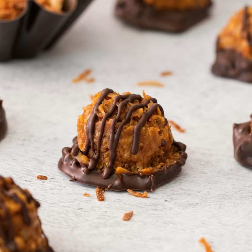 Sugar Free Samoas Macaroons - THE SUGAR FREE DIVA