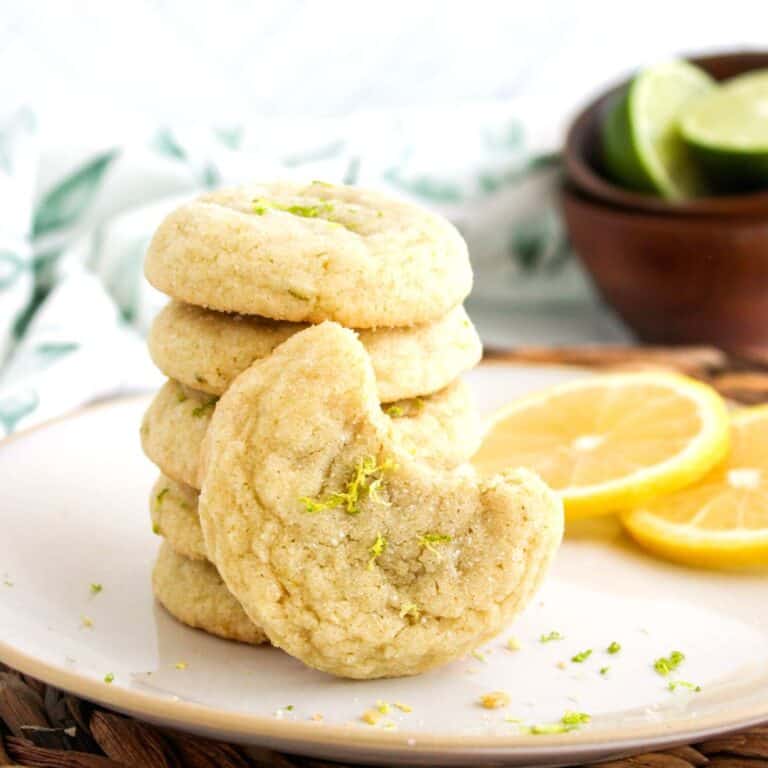 Sugar Free Lemon Lime Butter Cookies - THE SUGAR FREE DIVA