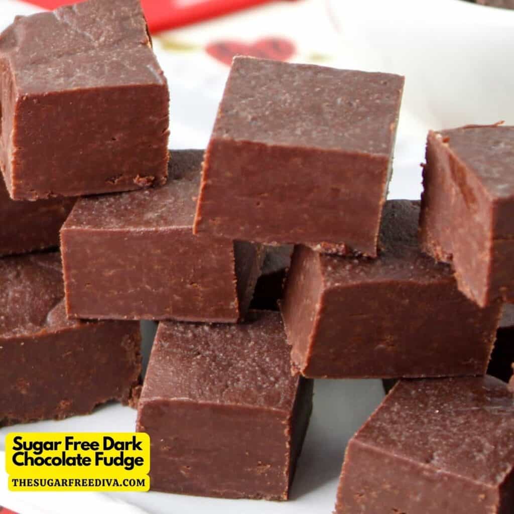 Sugar Free Dark Chocolate Fudge Recipe - THE SUGAR FREE DIVA