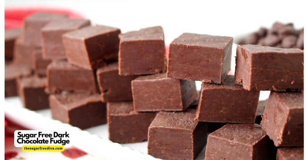 Sugar Free Dark Chocolate Fudge Recipe - THE SUGAR FREE DIVA