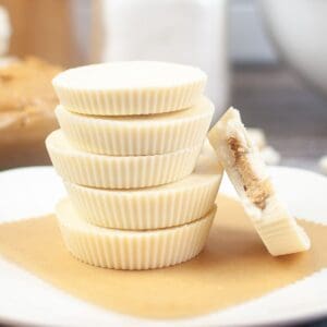 Sugar Free White Chocolate Peanut Butter Cups - THE SUGAR FREE DIVA