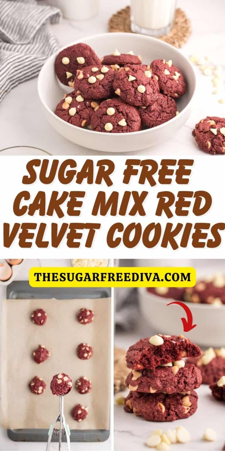 Sugar Free Cake Mix Red Velvet Cookies - THE SUGAR FREE DIVA