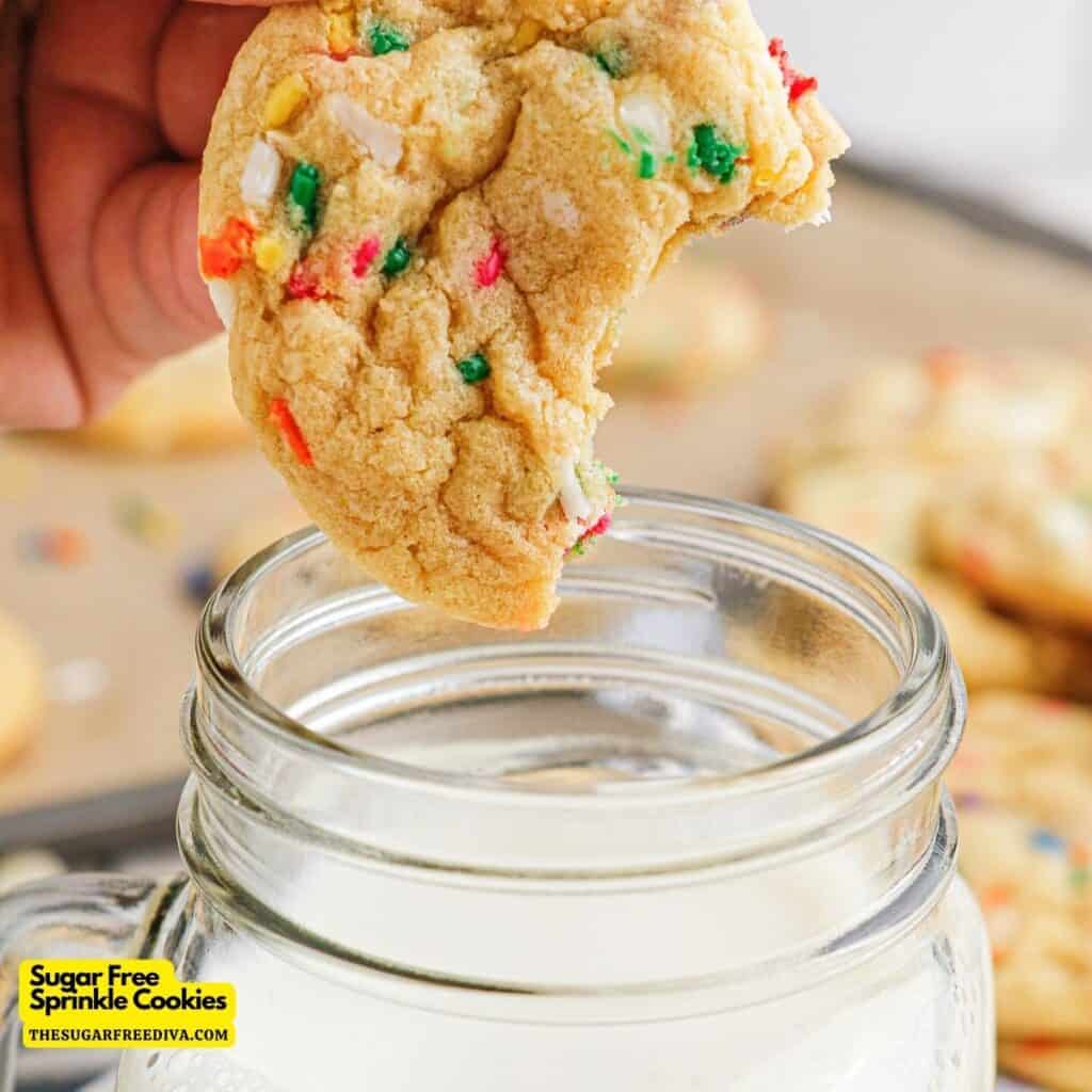 Sugar Free Sprinkle Cookies - THE SUGAR FREE DIVA