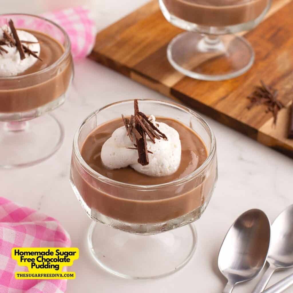 Homemade Sugar Free Chocolate Pudding - THE SUGAR FREE DIVA