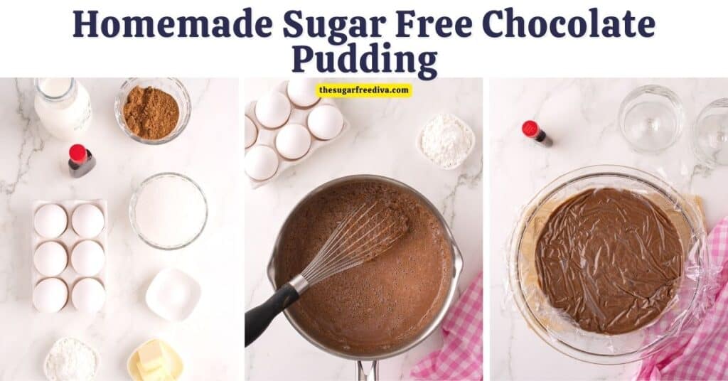 Homemade Sugar Free Chocolate Pudding - THE SUGAR FREE DIVA