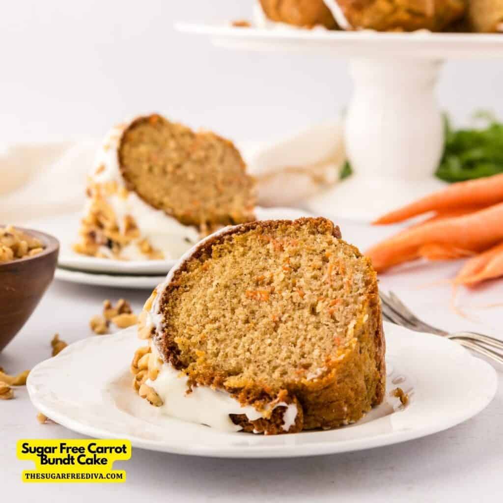 Sugar Free Carrot Bundt Cake - THE SUGAR FREE DIVA