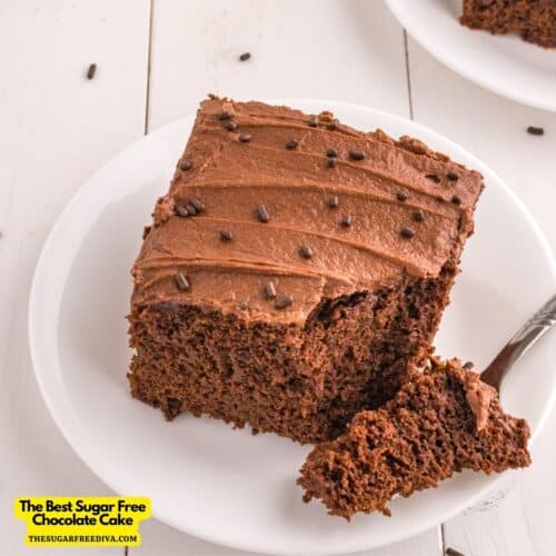 The Best Sugar Free Chocolate Cake - THE SUGAR FREE DIVA