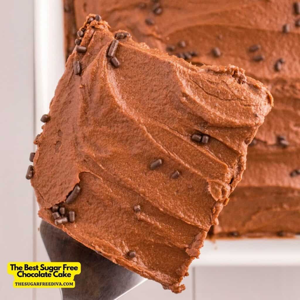 The Best Sugar Free Chocolate Cake - THE SUGAR FREE DIVA