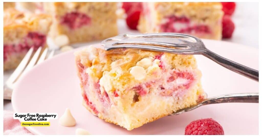 Sugar Free Raspberry Coffee Cake - THE SUGAR FREE DIVA