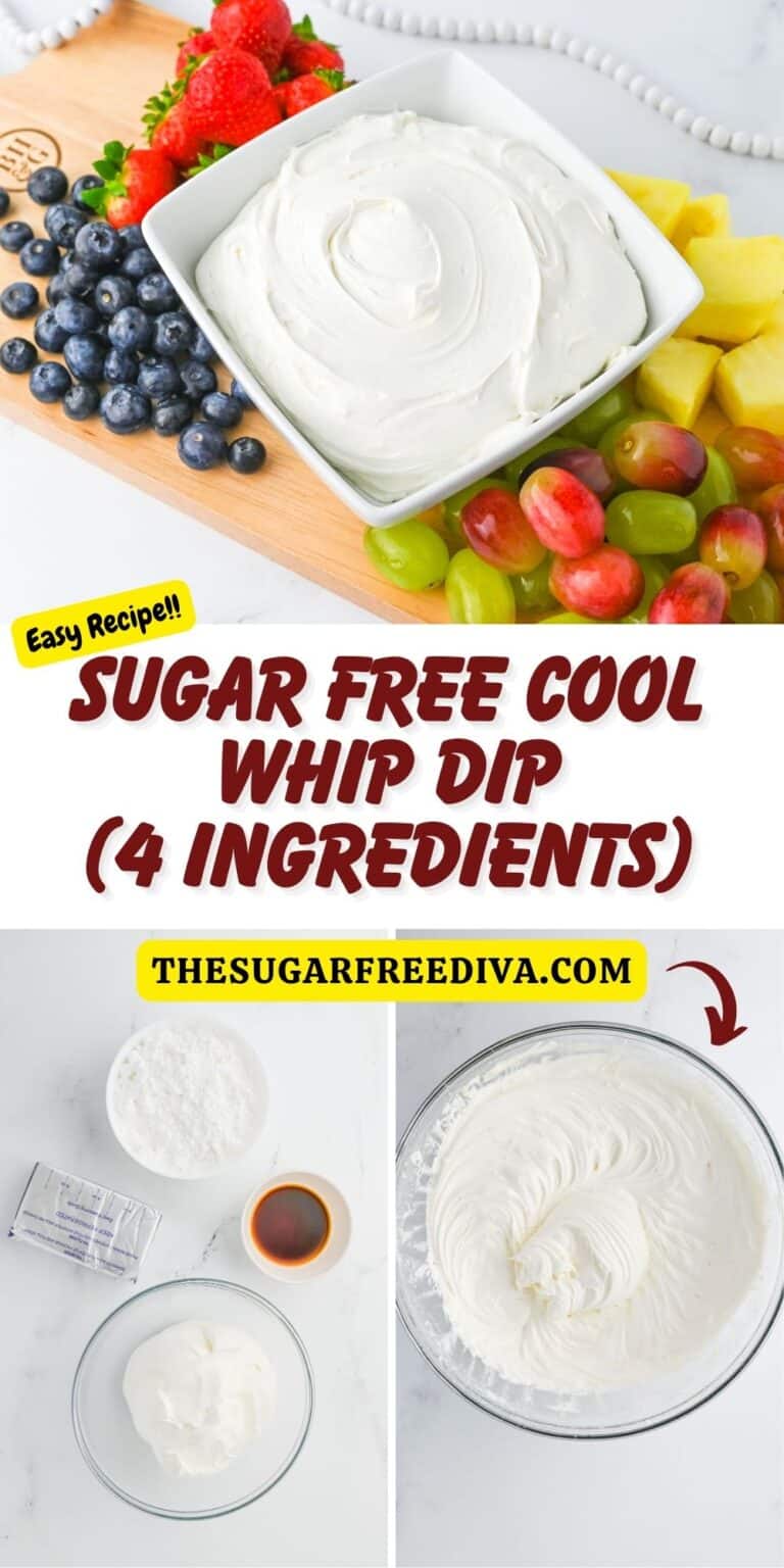 Sugar Free Cool Whip Dip (4 ingredients) - THE SUGAR FREE DIVA