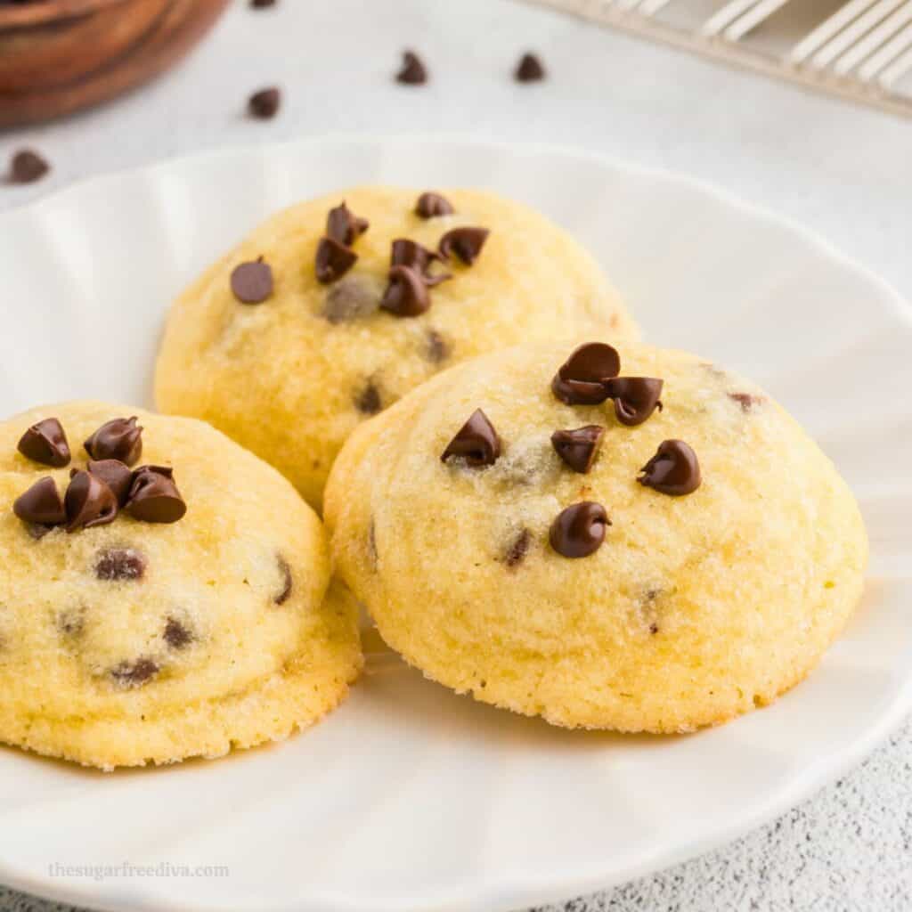 Sugar Free Chocolate Chip ‘Sugar’ Cookies - THE SUGAR FREE DIVA