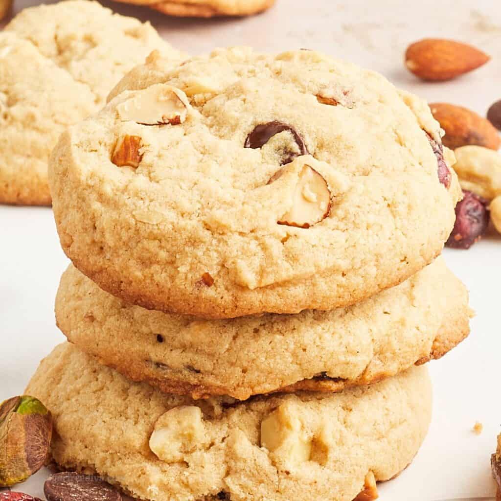 No Added Sugar Trail Mix Cookies - THE SUGAR FREE DIVA